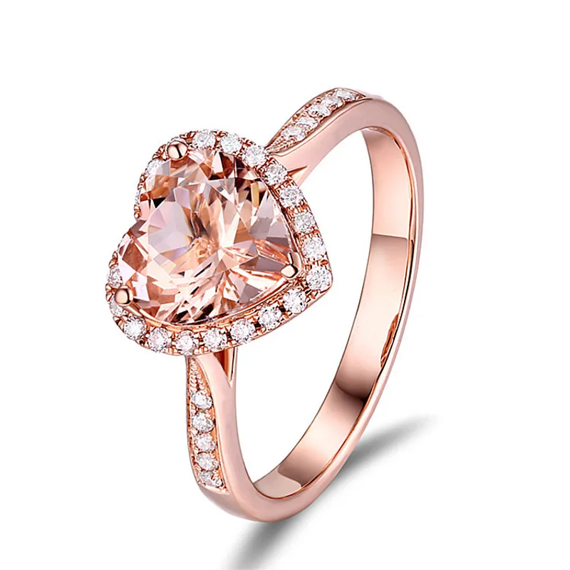 anillo corazon rose gold - Venta de accesorios