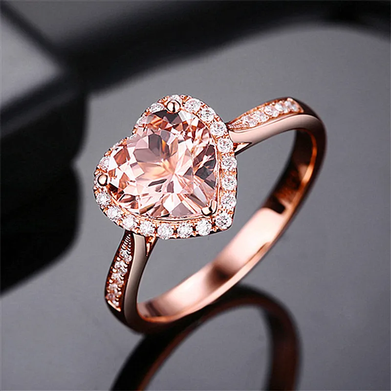 anillo corazon rose gold - Venta de accesorios