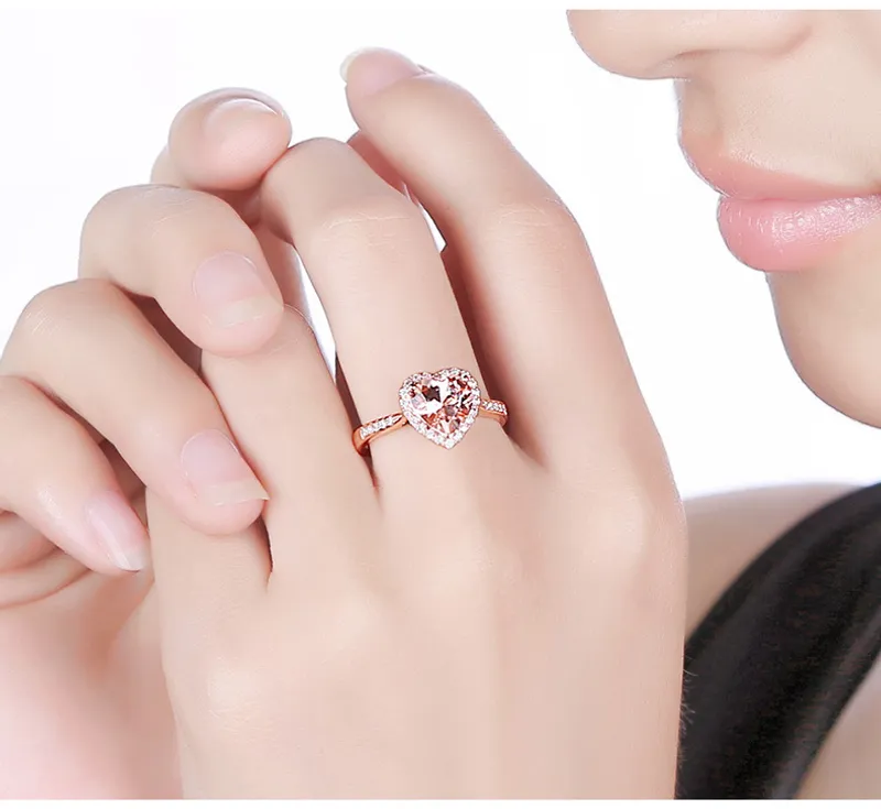 anillo corazon rose gold - Venta de accesorios